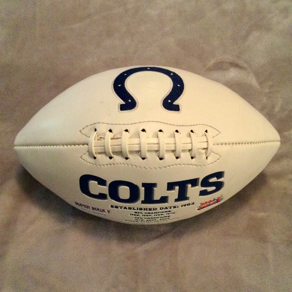NFL | Accessories | Colts Commission Commemorative Football | Poshmark
